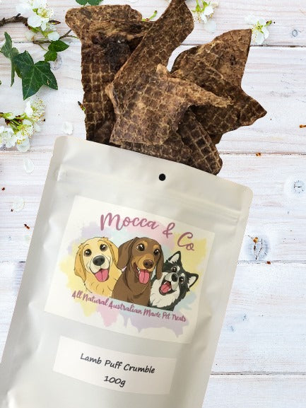 Lamb Puff Crumble 100g – Mocca & Co